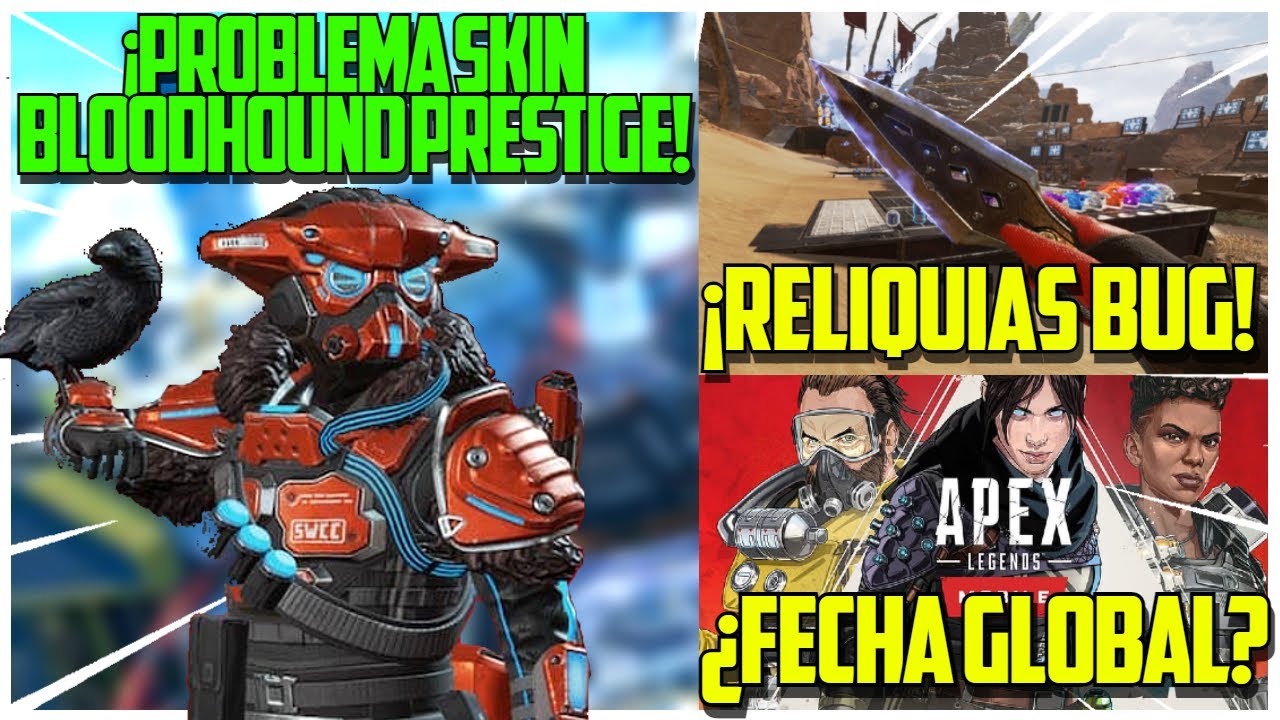 ¡BLOODHOUND SKIN BUG + RELIQUIA PAY TO LOSE! ¿APEX MOBILE LANZAMIENTO ...
