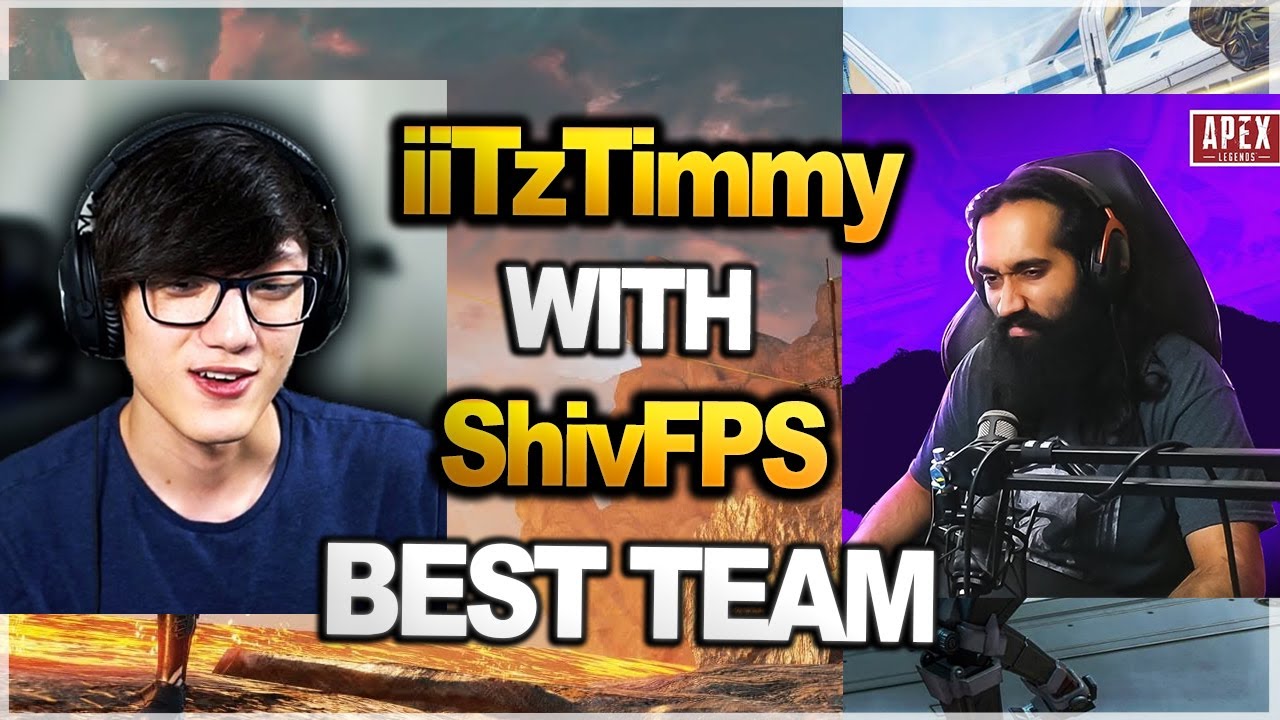 iiTzTimmy played ranked with ShivFPS !! CRAZY TEAM !! | ( apex legends ...