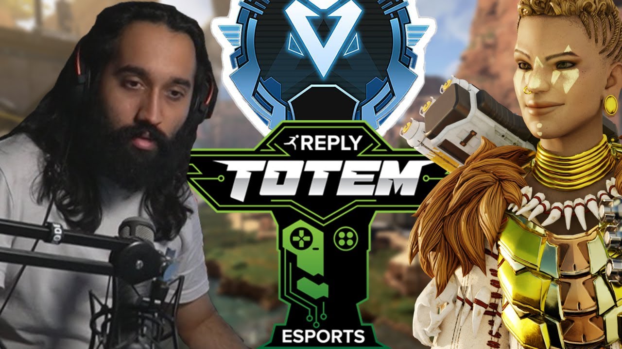 WHEN YOU SOLO QUEUE INTO Reply_Totem's PRO TEAM IN RANKED - APEX ...