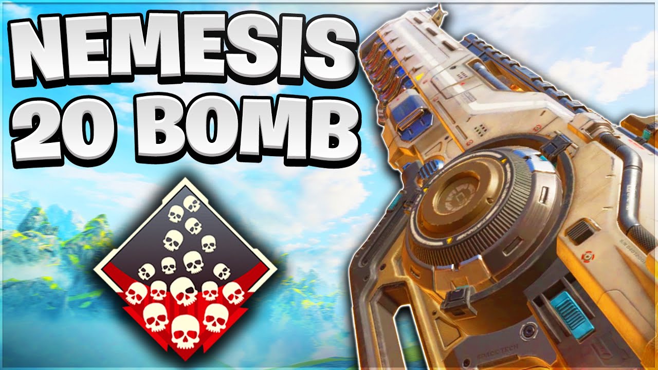 DROPPING 20 KILLS WITH THE NEW NEMESIS BURST AR! | Apex Legends Season ...